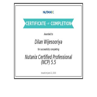 Nutanix certified professional (ncp) | PDF