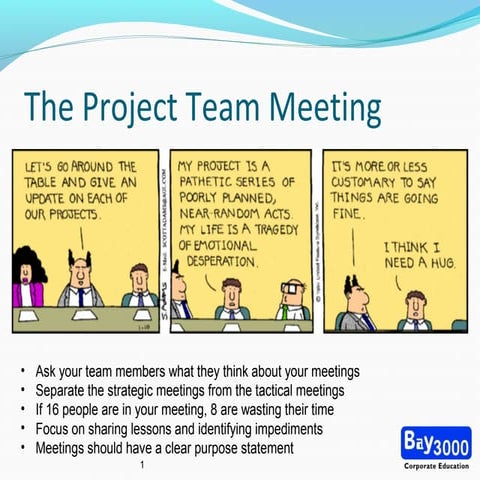 The Project Management Team Meeting | PPT