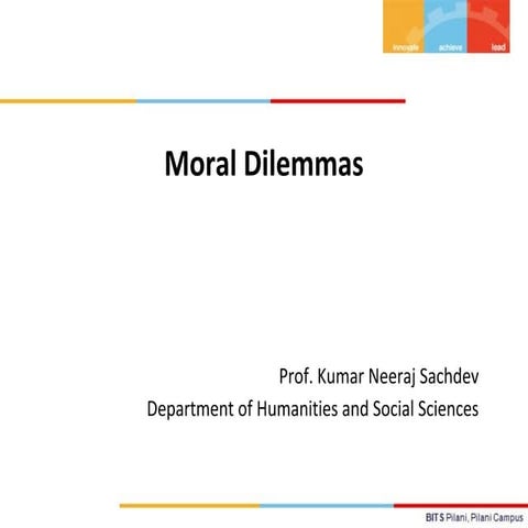 POWS presentation on Moral Intelligence final for 7 July 2016 | PPTX