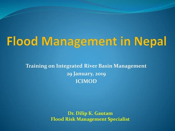 SWaRMA_IRBM_Module1_#2, River basin management: approach and challenges ...