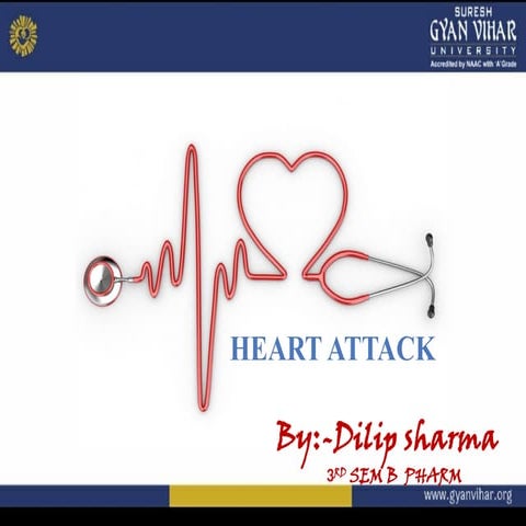 Dilip HEART ATACK.pptxfvgrhfefgtefrghgrfrt | PPTX