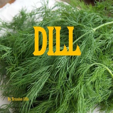 Dill ppt brandon ellis | PPTX