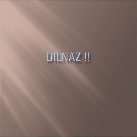 Dilnaz !! | PPT