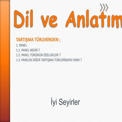 Dil ve anlatım2 | PPTX