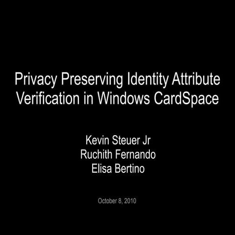 Verifiable credentials explained by CCI | PDF