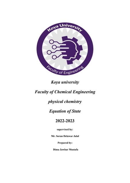 Equation Of State2 Pptx Chemistry Science 5554