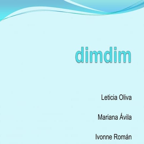 Dimdim | PPTX