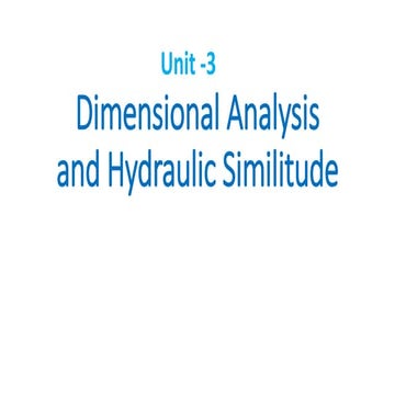 Dimensional Analysis and Similitude- M3 Part 1(HHM).pptx