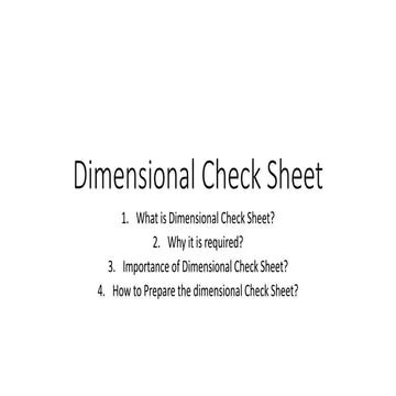 Dimensional Check Sheet.pptx