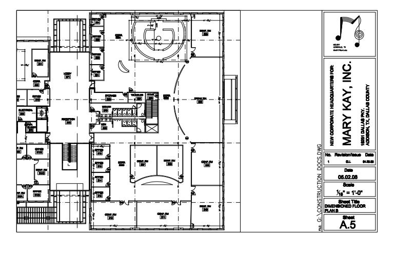 Dimensioned Floor Plan B