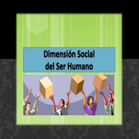 Dimension social | PPTX