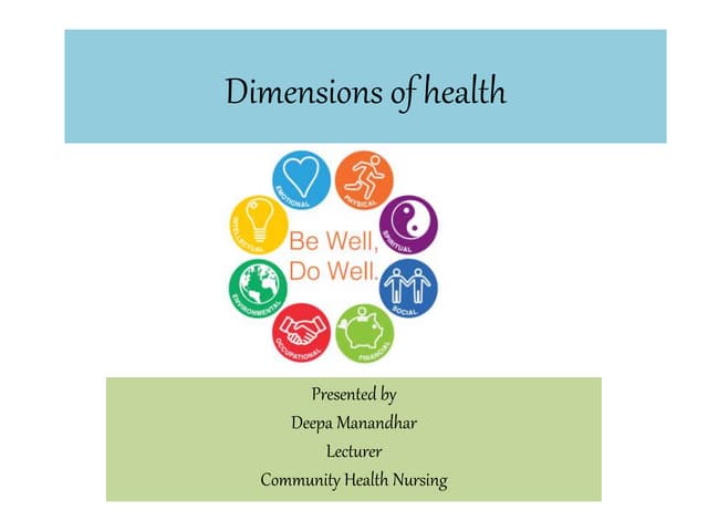 Changing Concepts Of Health | PPTX