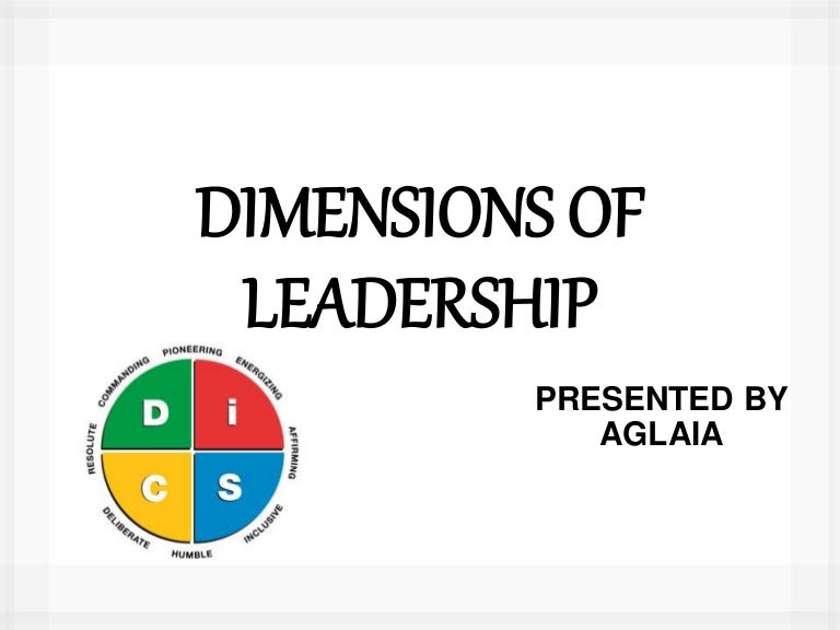 Dimensions of leadership
