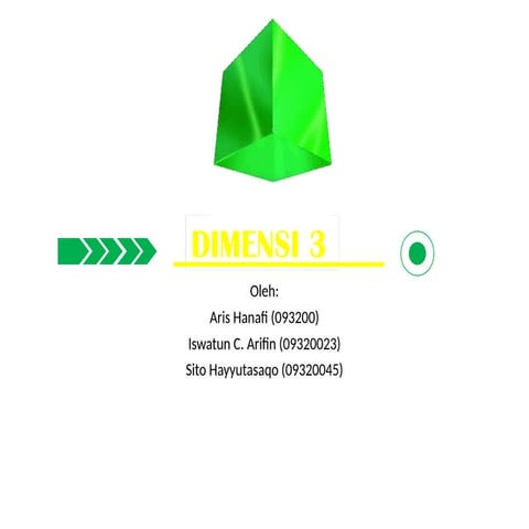 dimesi 3.ppt matematika sma dan smk kelas x | PPT