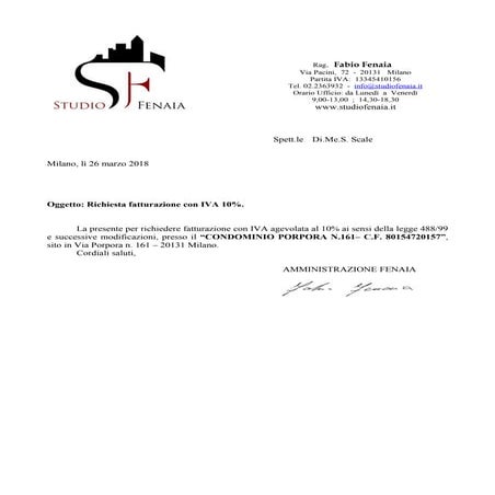 Dimes scale iva 10% | PDF