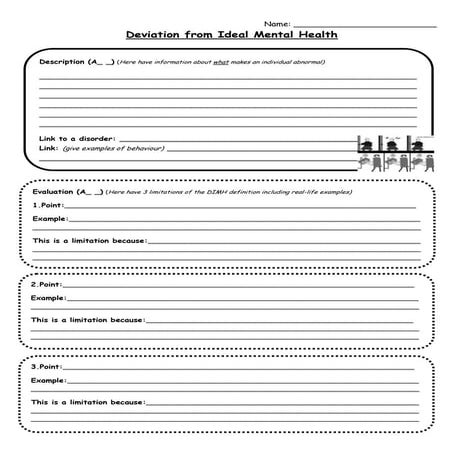 Dimh note sheet | PDF | Mental Health | Diseases and Conditions