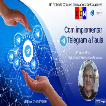 Com implementar Telegram a l'aula | PPT