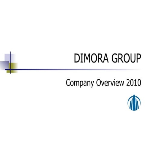 Dimora Group Co. Summ 2010 | PDF