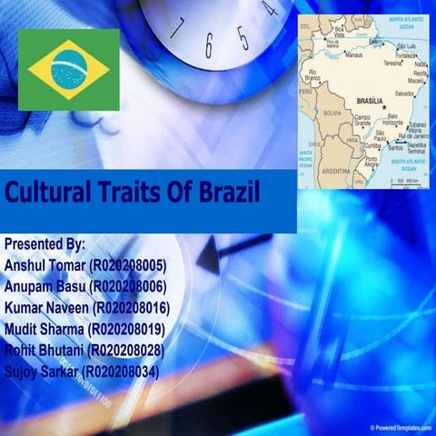 Cultural traits of Brazil | PPTX
