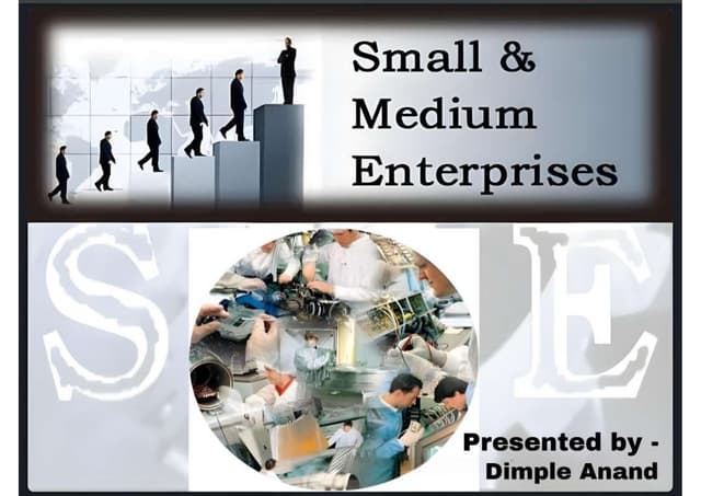 ppt on micro small and medium enterprises | PPTX