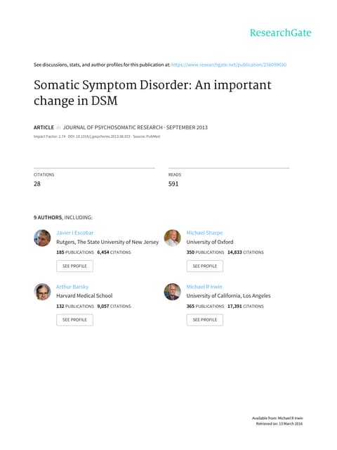 Evolution of DSM | PPTX | Sexual Conditions | Sexual Health