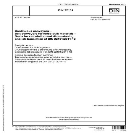 DIN 22101 2012 english_norma para diseño de | PDF