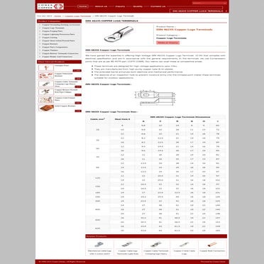 Din 46235 copper lugs terminals | PDF
