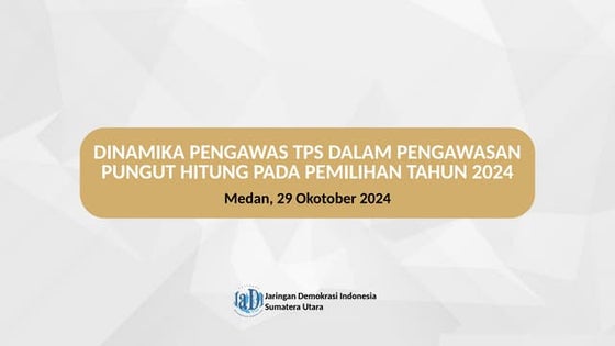 Laporan Akhir Pengawasan Pemilu Serentak 2024 | PPT