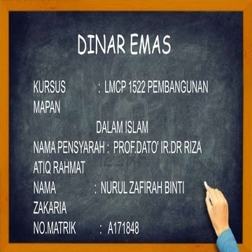 Dinar emas | PPTX