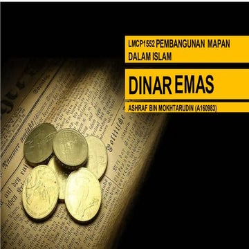 Dinar emas | PPT
