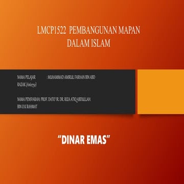Dinar emas | PPT