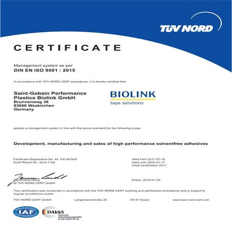 Din en iso 9001 2015 en sg | PDF