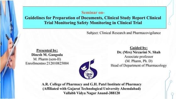 Essential Documents For the Conduct of Clinical Trial | PPTX