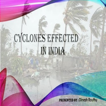 Cyclones effected in india....how many cyclones effected in india and ...