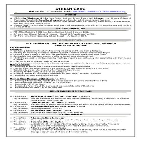 Dinesh_Resume | DOC