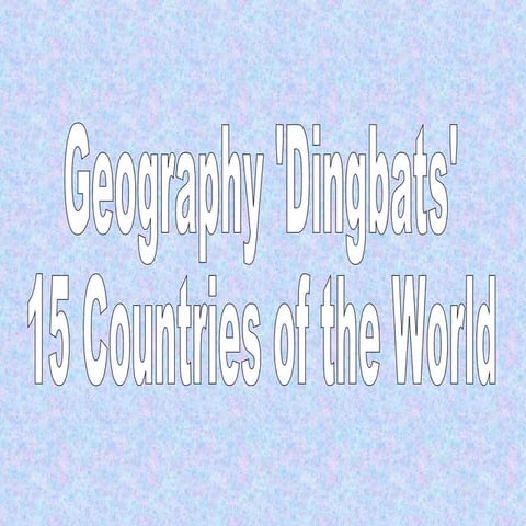 Dingbats (Countries) | PPT