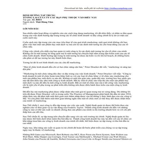 Dinhhuongtaptrung ries | PDF