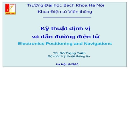 Dinh vi dan duong | PDF