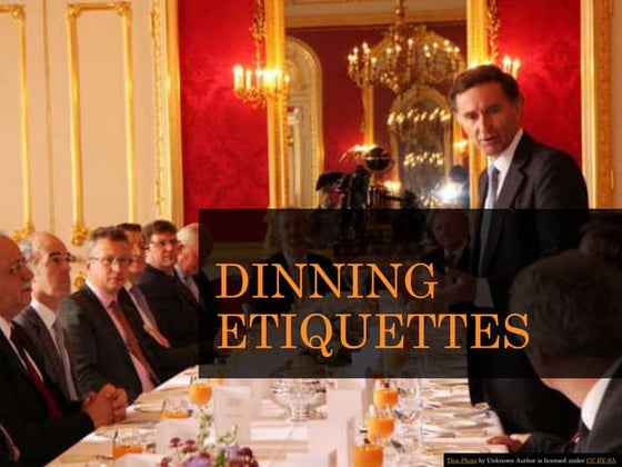 Dining etiquette-ppt | PPTX