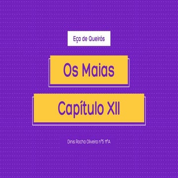 Análise detalhada de 'Os Maias' de Eça de Queirós: Contexto, Temas e ...