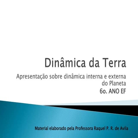 Dinâmica da terra | PPTX