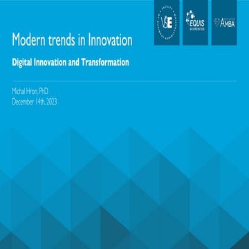 Lecture slides: Digital Innovation and Transformation | PDF