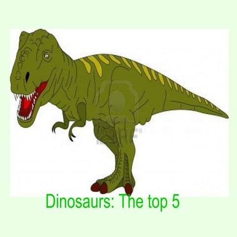 Dino lesson plan_ppt | PPT
