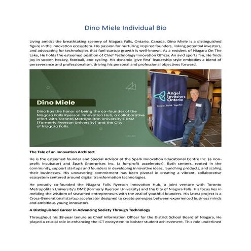 Dino Miele Bio, Work Experience & Details.pdf