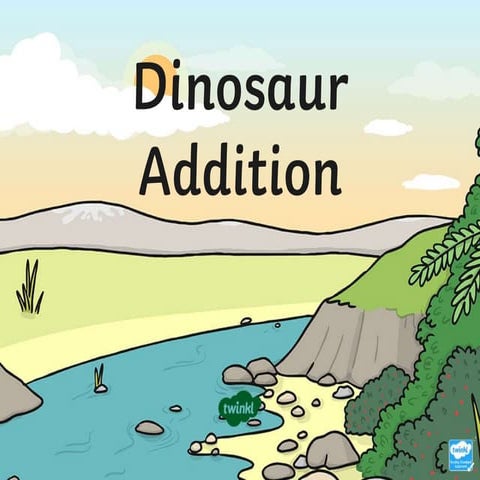 Dinosaur-Themed-Addition for kindergarten ppt | PPT