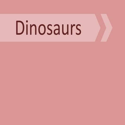 Dinosaurs | PPTX | Reptiles | Pets