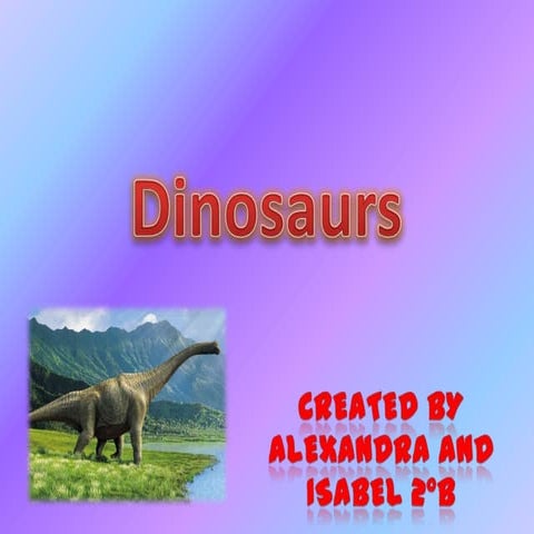 Dinosaurs | PPTX