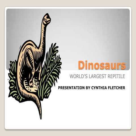 Dinosaurs Powerpoint Assignment | PPT