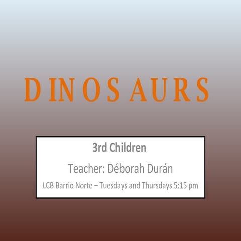 Dinosaurs Ch3 Bn08 | PPT