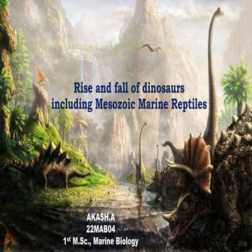 The Rise and Fall of Dinosaurs.pptx